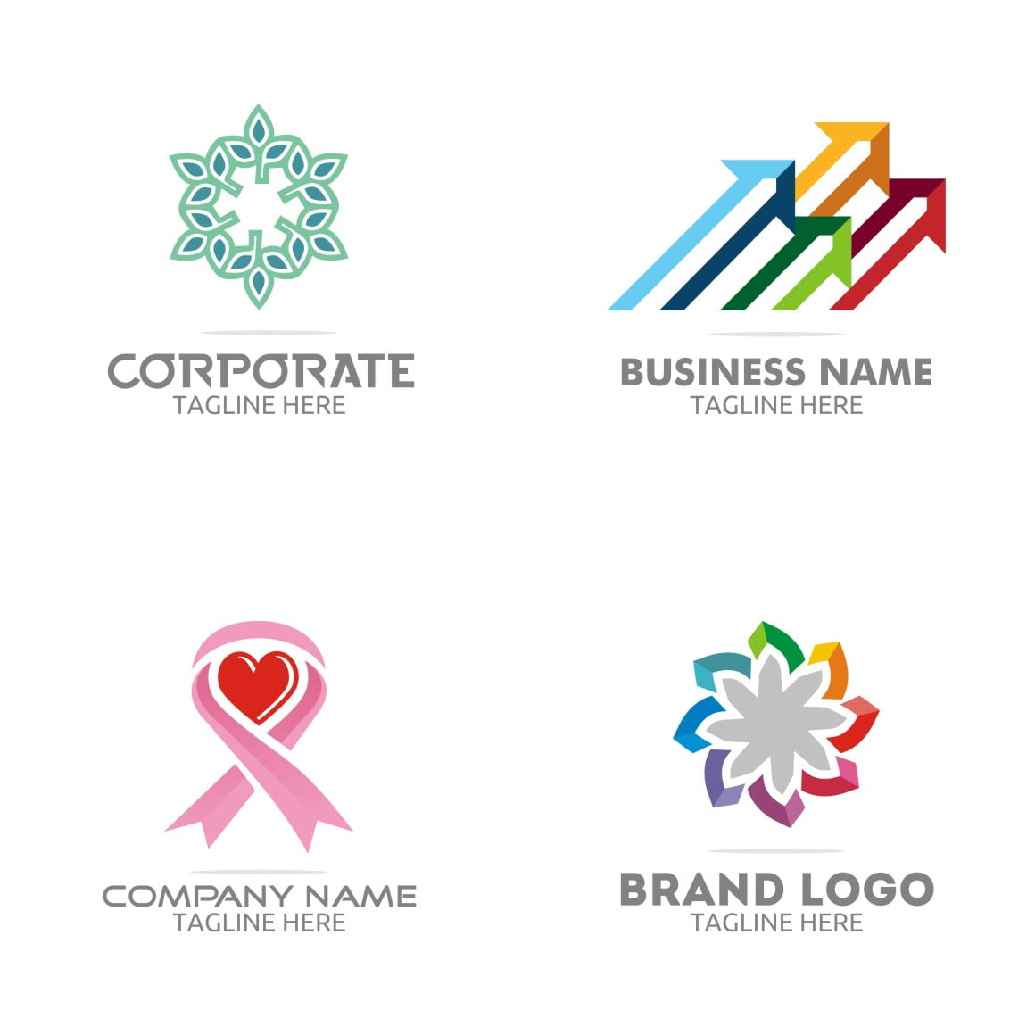 Free Logo Set V.3 – GraphicsFamily