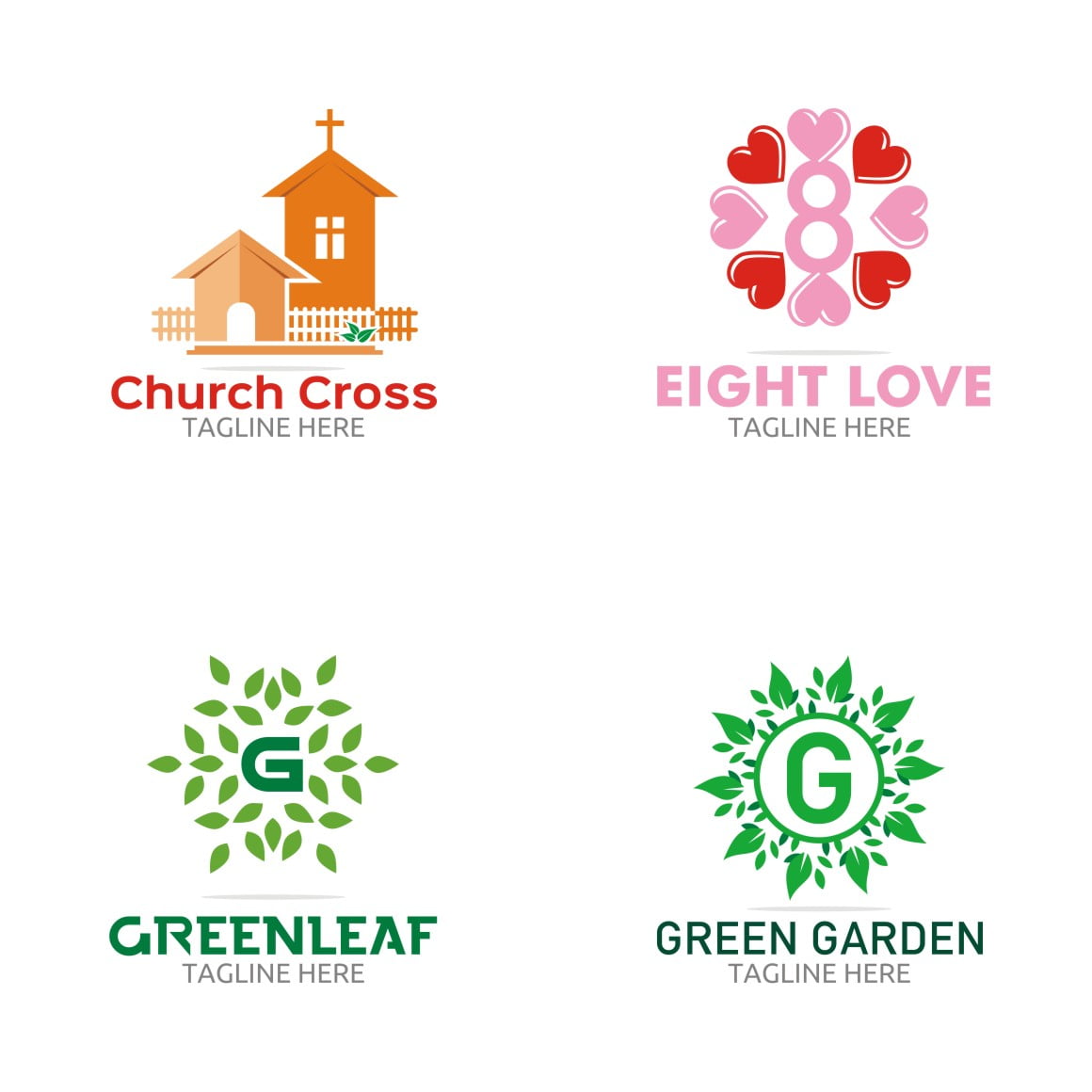 Free Logo Set V.4 – GraphicsFamily