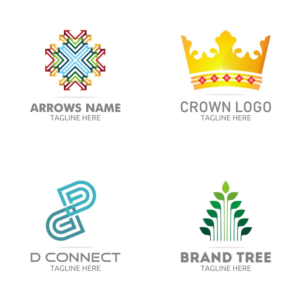 Free Logo Set V.14 – GraphicsFamily