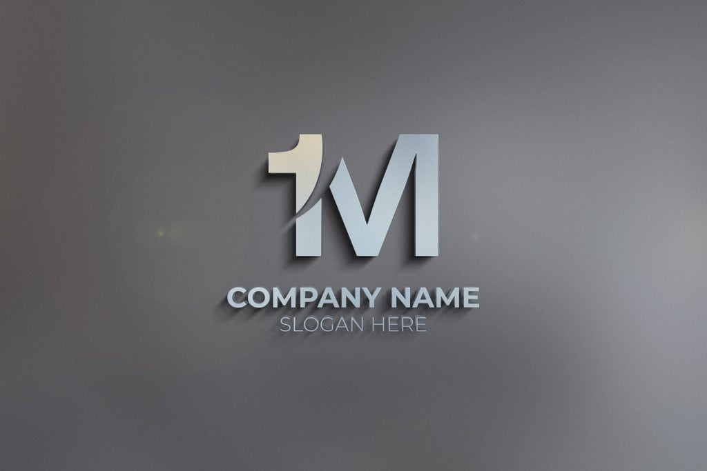 1M Initial Letter Logo Design Free Template – GraphicsFamily