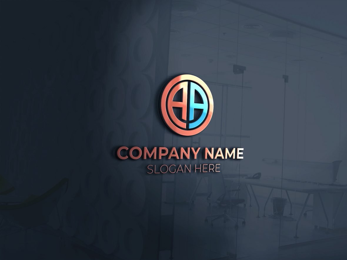 Free AA Letter Mark Logo Design vector – GraphicsFamily