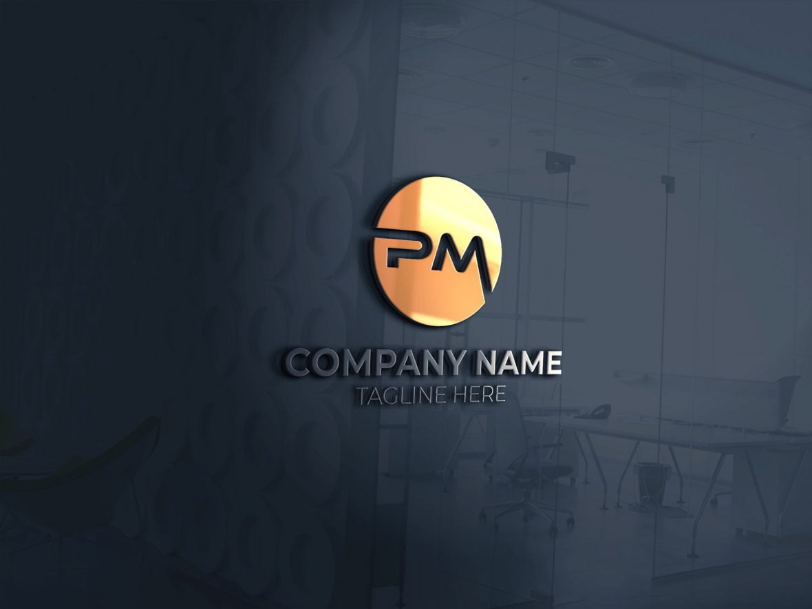 Initial PM Letter Logo Design Free Download – GraphicsFamily