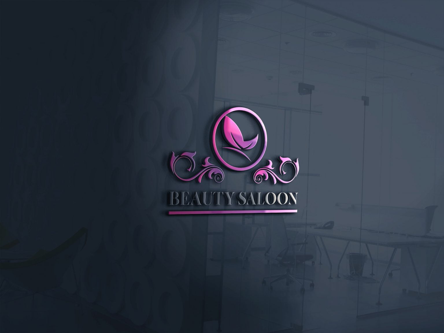 Beauty Saloon Logo Design – GraphicsFamily