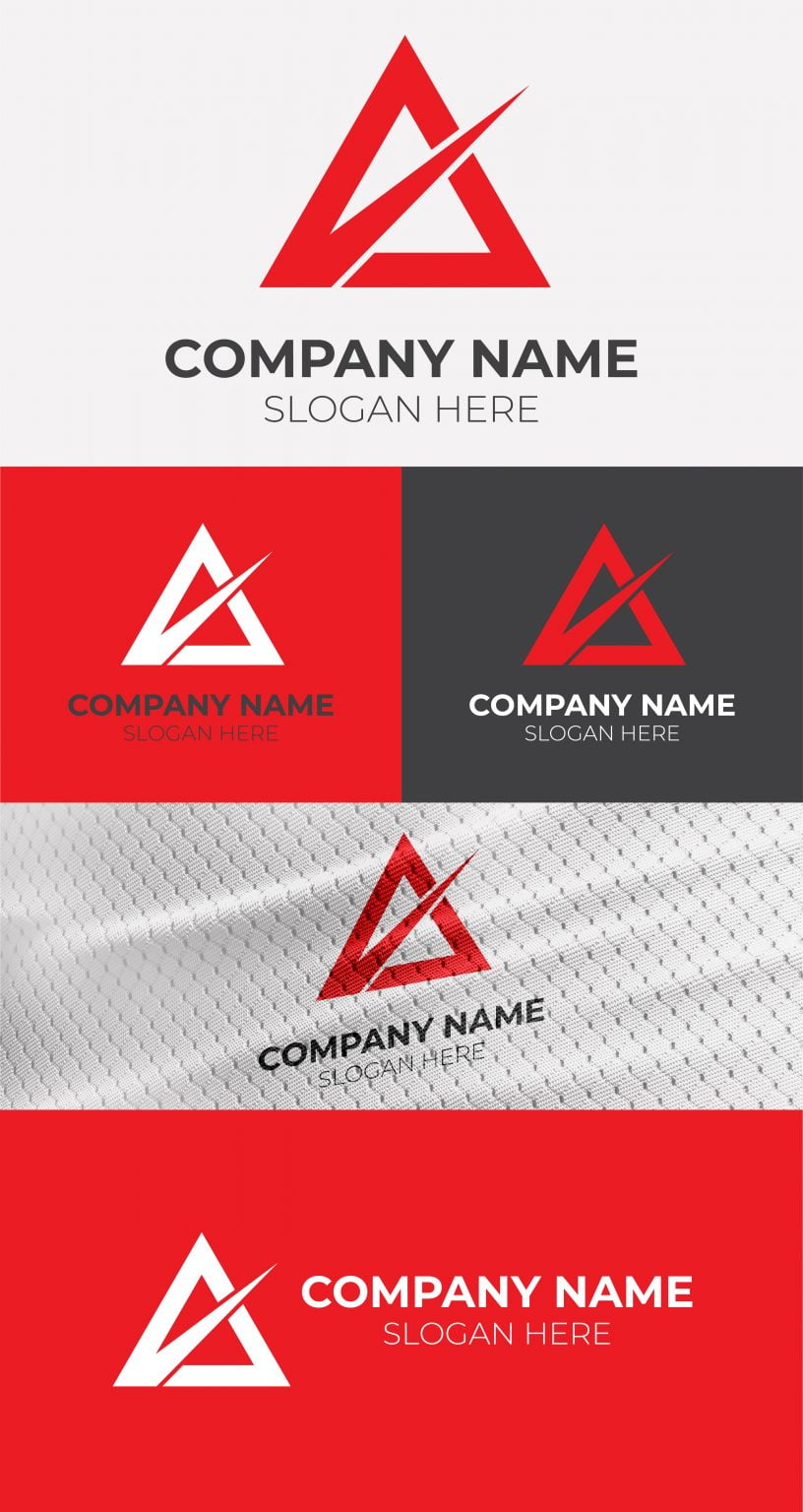 Modern A Letter Mark Free Vector – GraphicsFamily