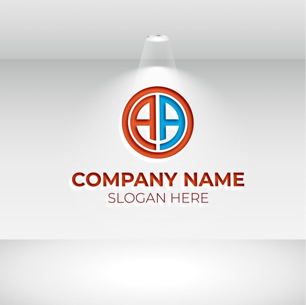 Free AA Letter Mark Logo Design vector – GraphicsFamily