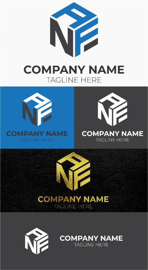 Initial ANF Letter Monogram Free Download – GraphicsFamily