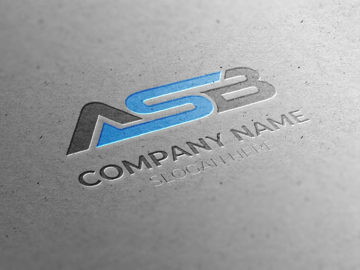 Initial ASB Letter Free Vector – GraphicsFamily