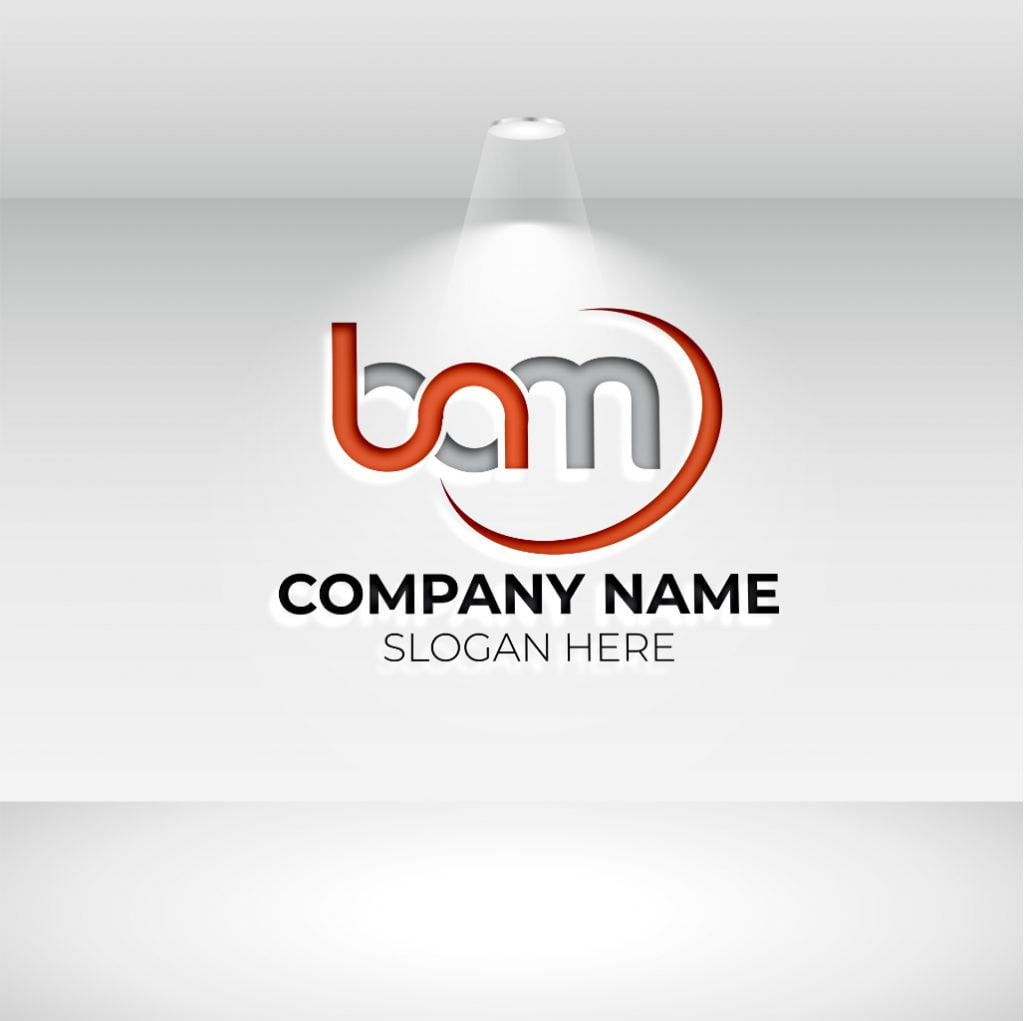 Initial BAM Letter Monogram Free Vector – GraphicsFamily