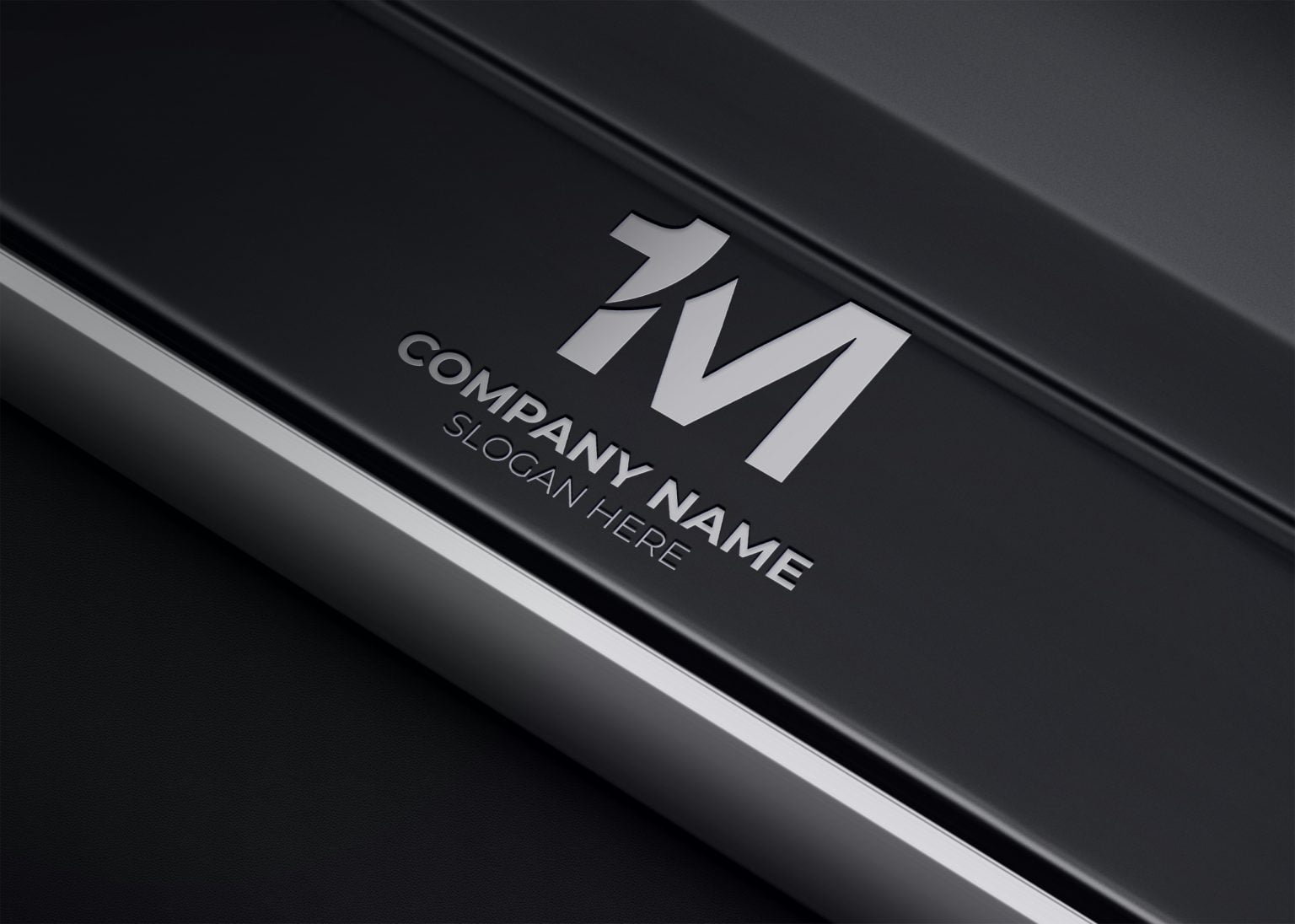 1M Initial Letter Logo Design Free Template – GraphicsFamily