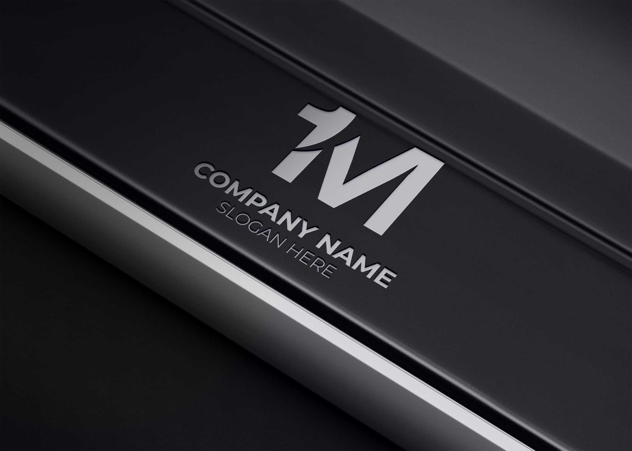 1M Initial Letter Logo Design Free Template – GraphicsFamily