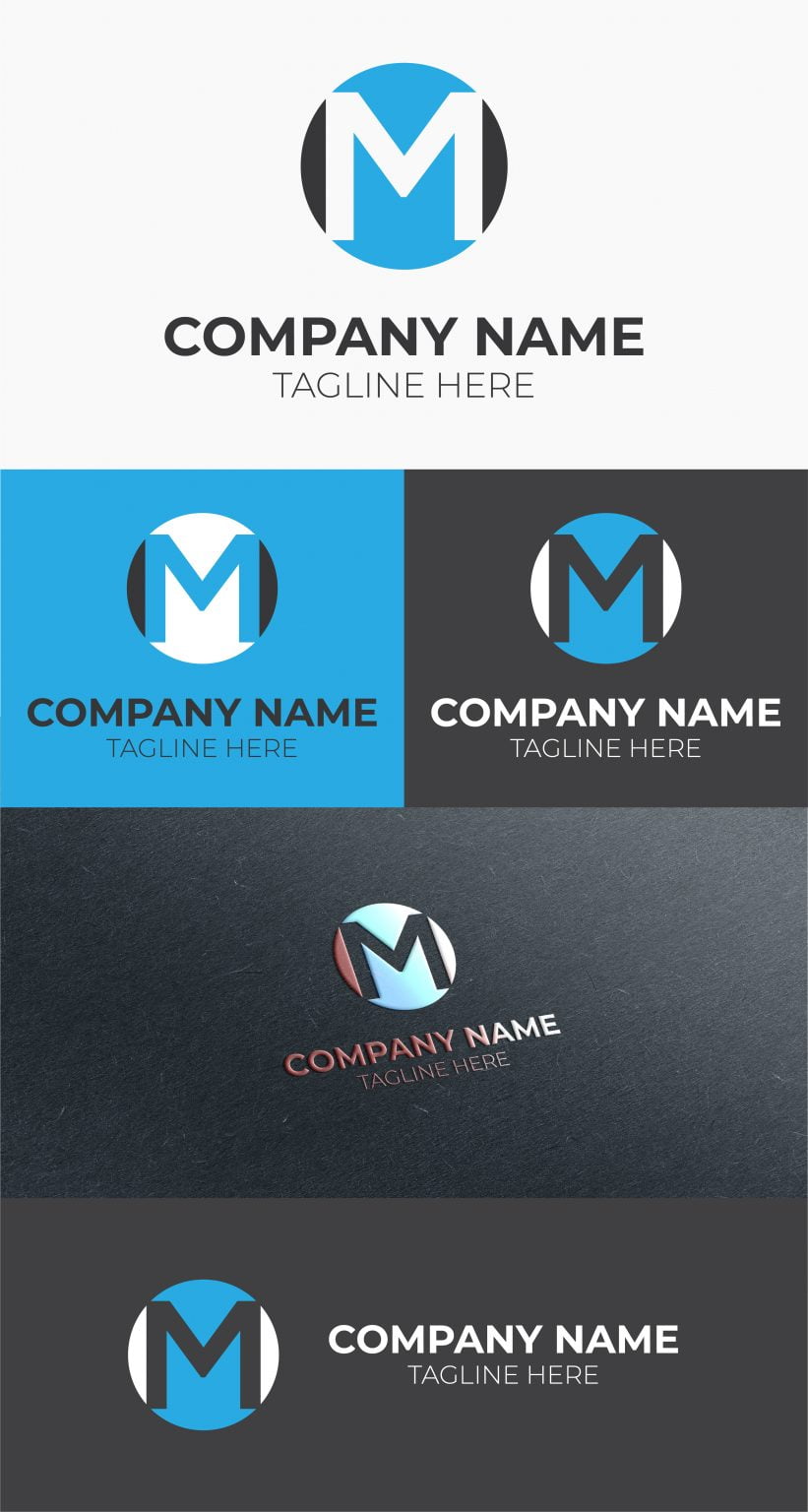 Creative Initial M Letter logo free download – GraphicsFamily