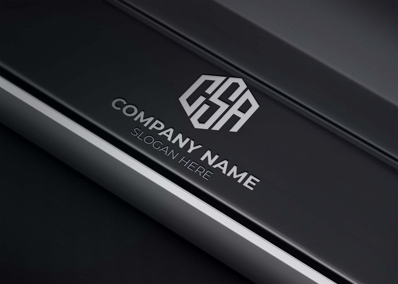 Initial CSA Letter Mark Free Download – GraphicsFamily