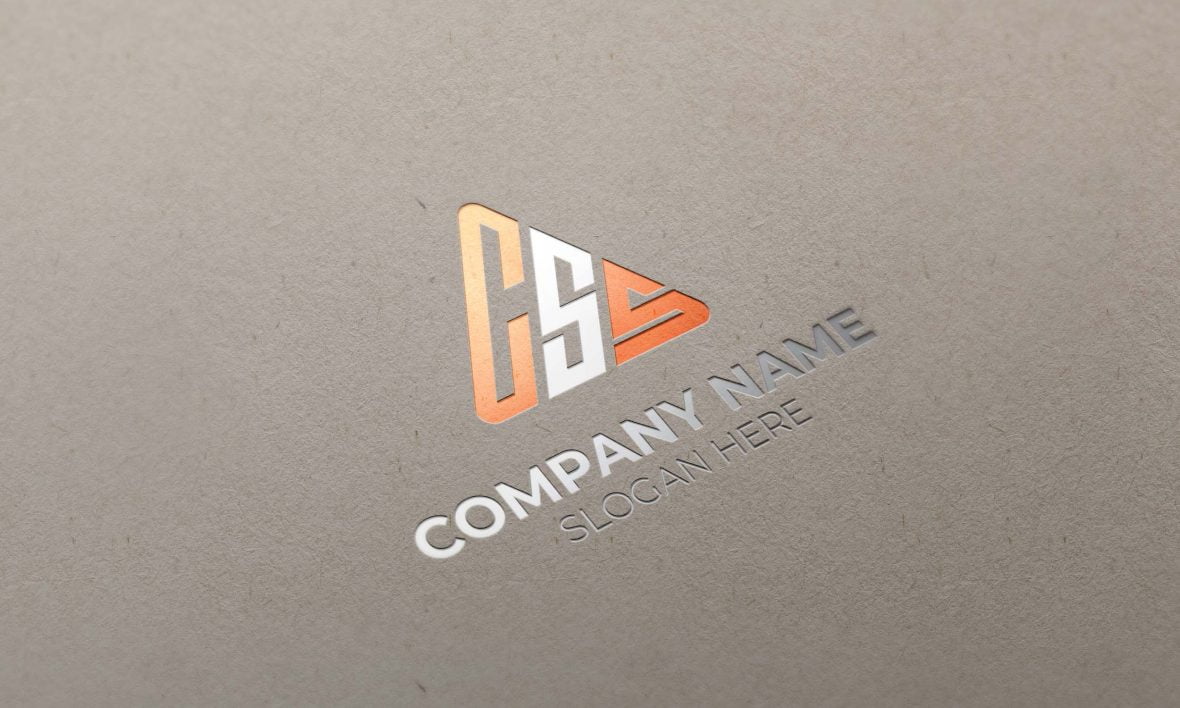 Initial CSS Letter Logo Design Free Vector – GraphicsFamily