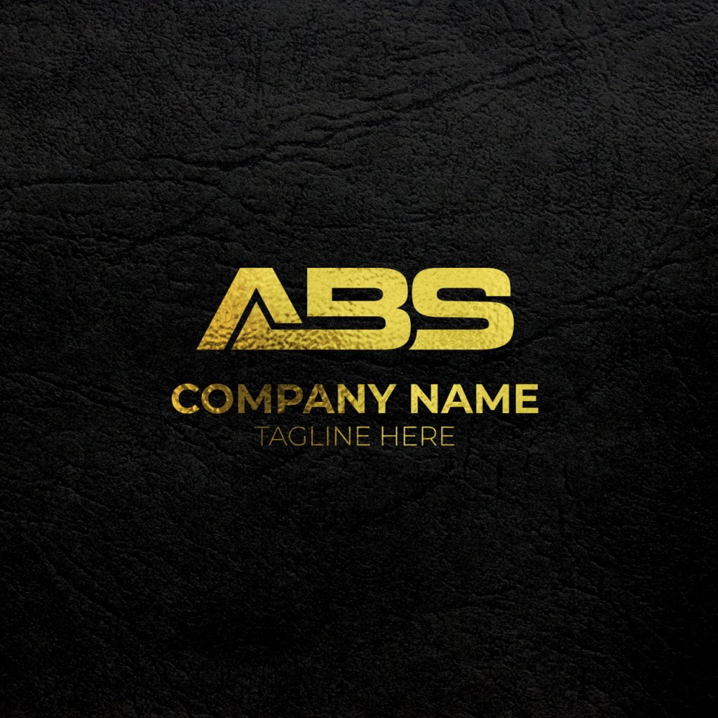 Initial ABS Letter Monogram Logo Free Vector – GraphicsFamily