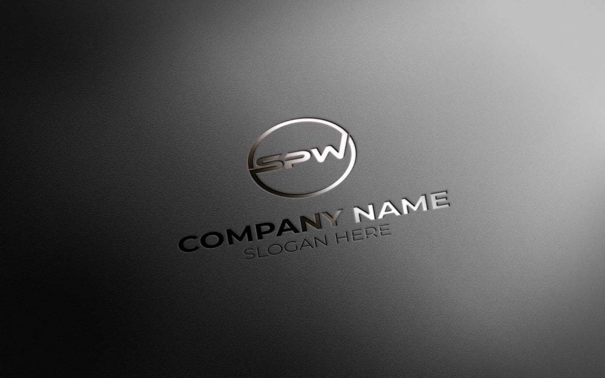 Creative Initial SPW Letter Monogram Free Download – GraphicsFamily