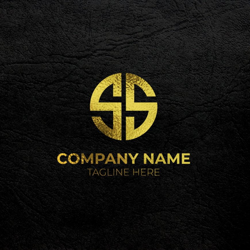 Initial SS Letter Monogram free template – GraphicsFamily