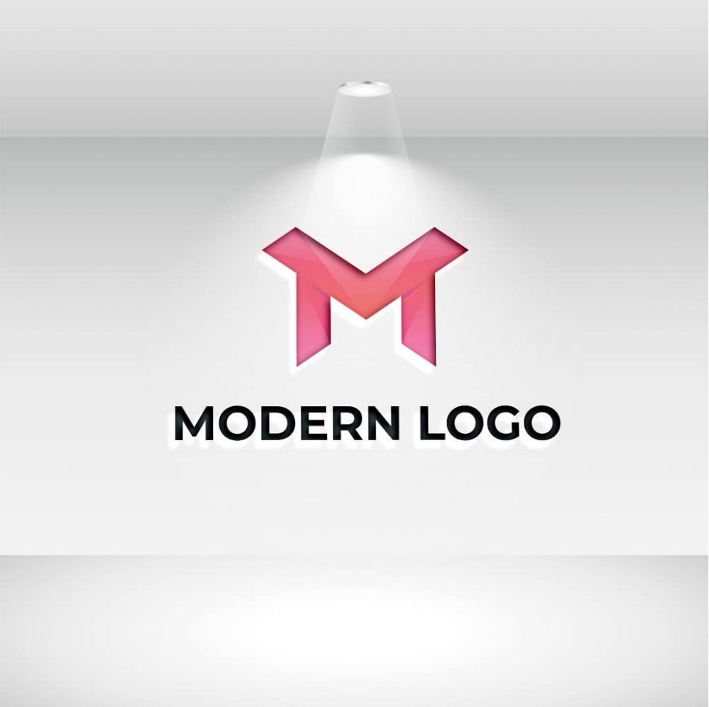 Modern M letter logo – GraphicsFamily