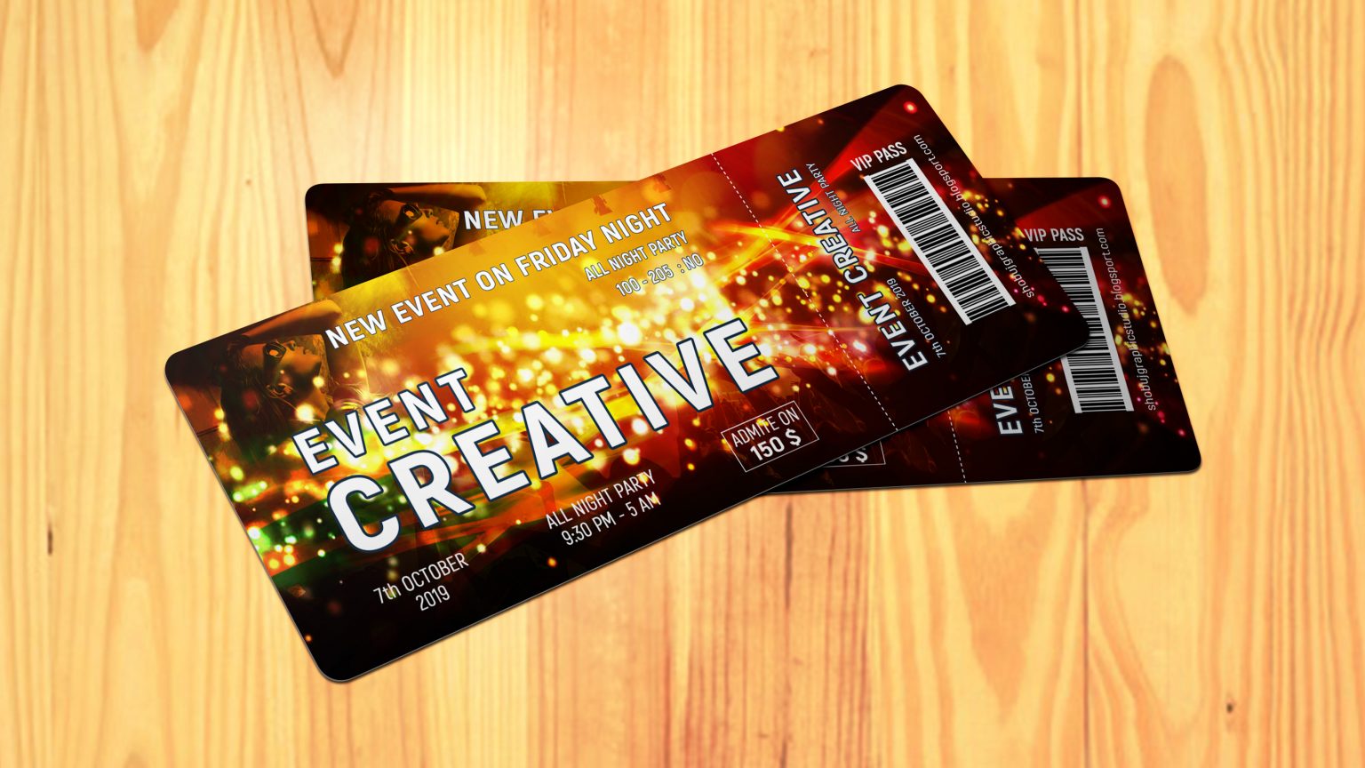 18+ Free Ticket Templates Download in 2022 – GraphicsFamily