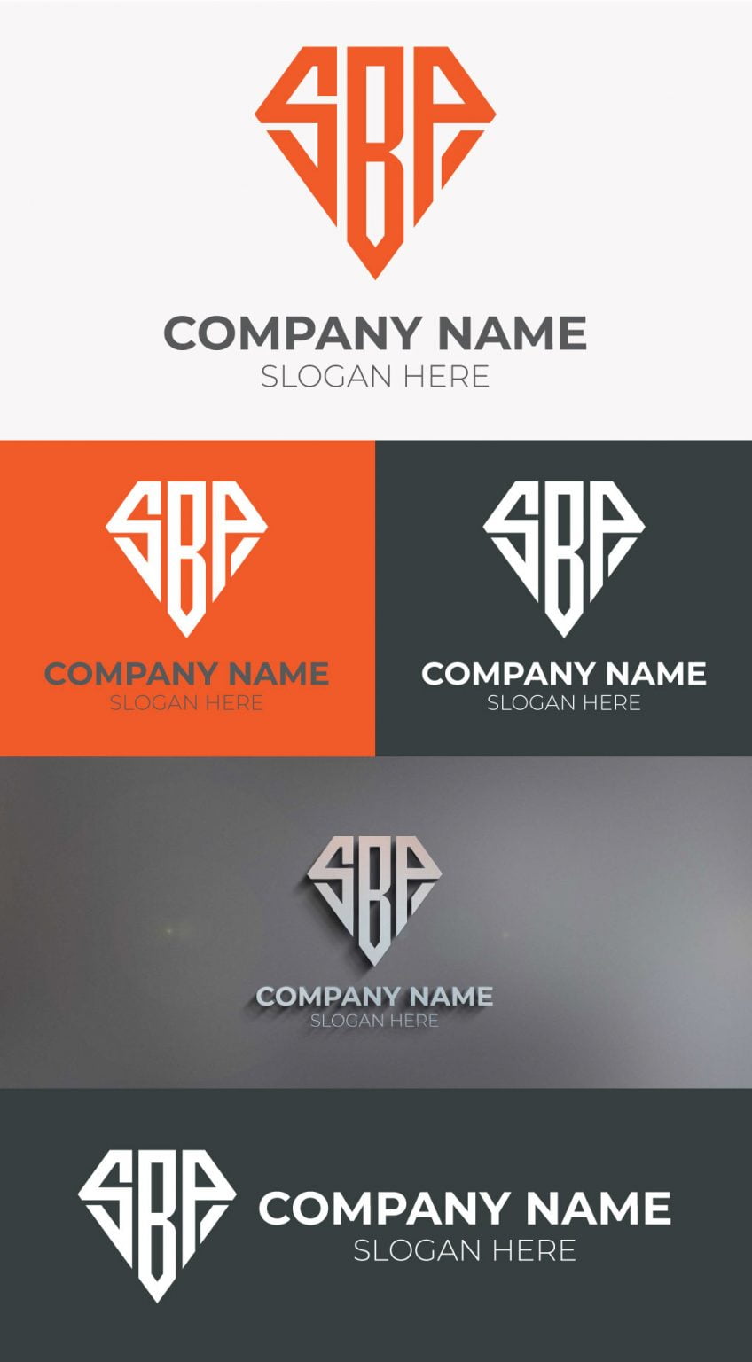 Initial SBP Letter Free Vector – GraphicsFamily