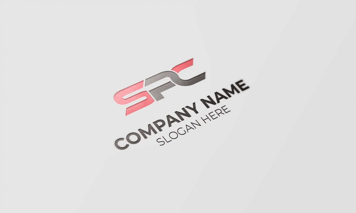 Initial SPC Letter Logo Free Tamplate – GraphicsFamily