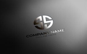 Initial SS Letter Monogram free template – GraphicsFamily