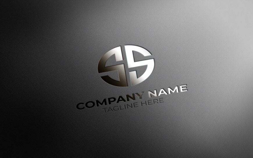 Initial SS Letter Monogram free template – GraphicsFamily
