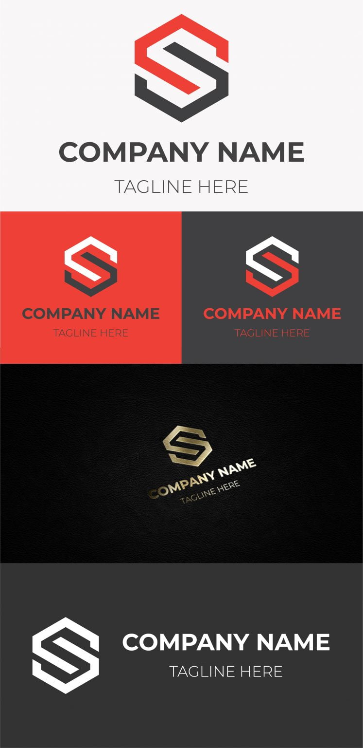 Modern S Monogram for your business – GraphicsFamily