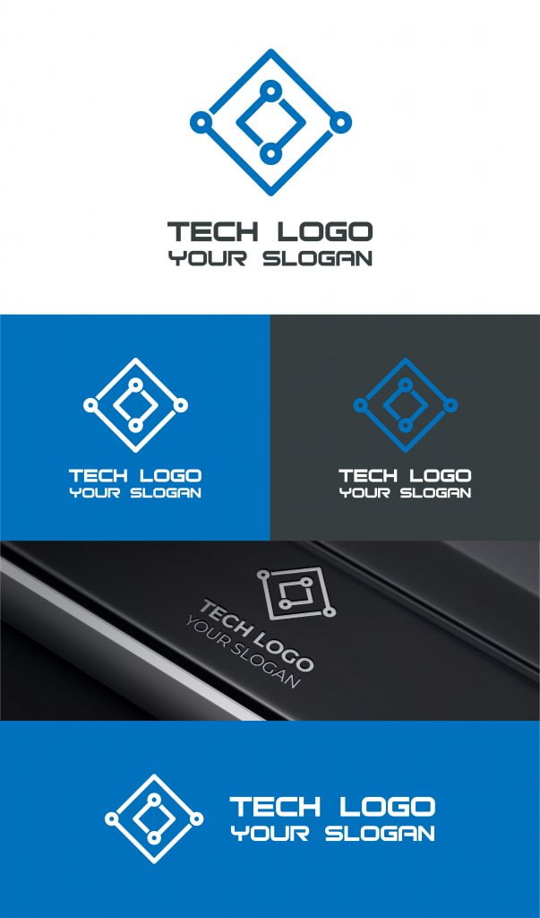Tech Logo Design – GraphicsFamily