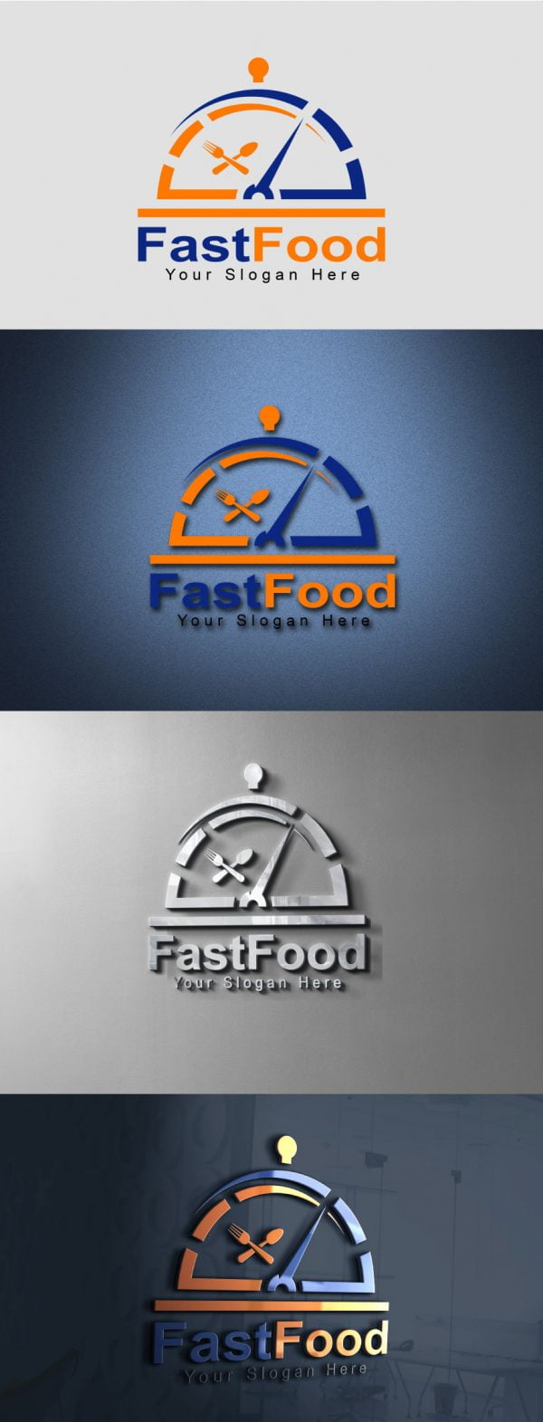 Free Fast Food Logo Design Template PSD – GraphicsFamily