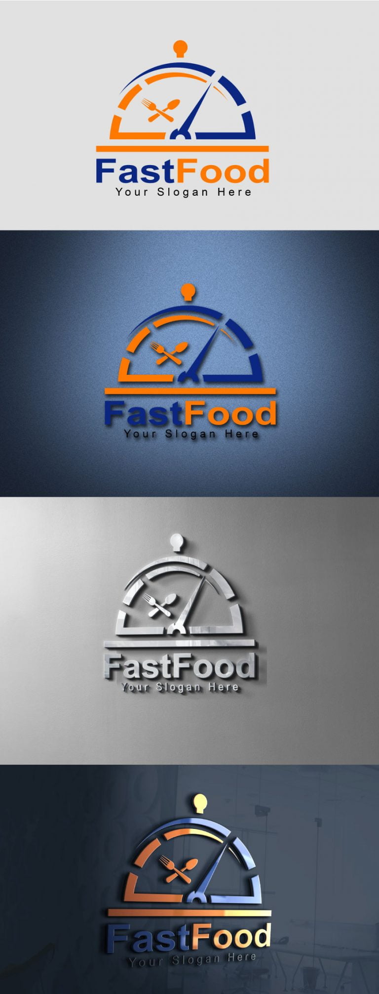 Free Fast Food Logo Design Template PSD – GraphicsFamily