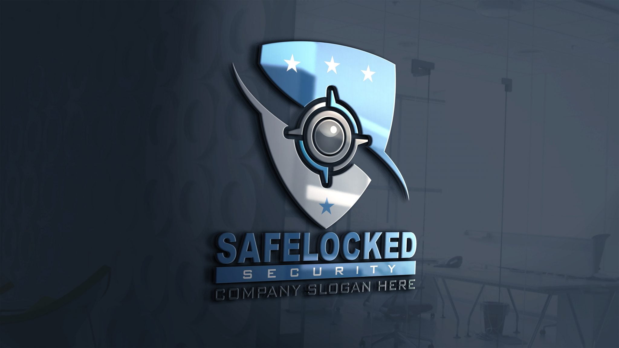 Free Security Logo Design PSD Template – GraphicsFamily