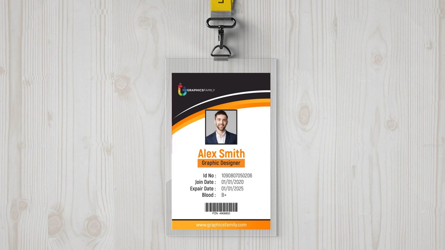 Free Online Id Card Design Template psd – GraphicsFamily