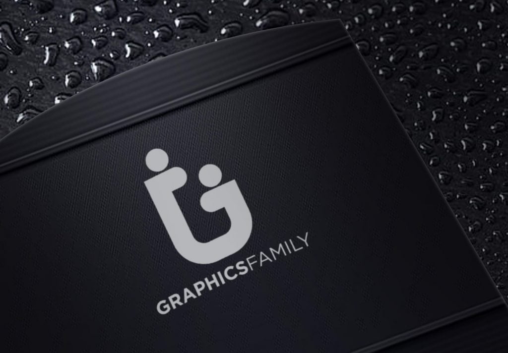 Modern Black Logo Mockup Free PSD – GraphicsFamily