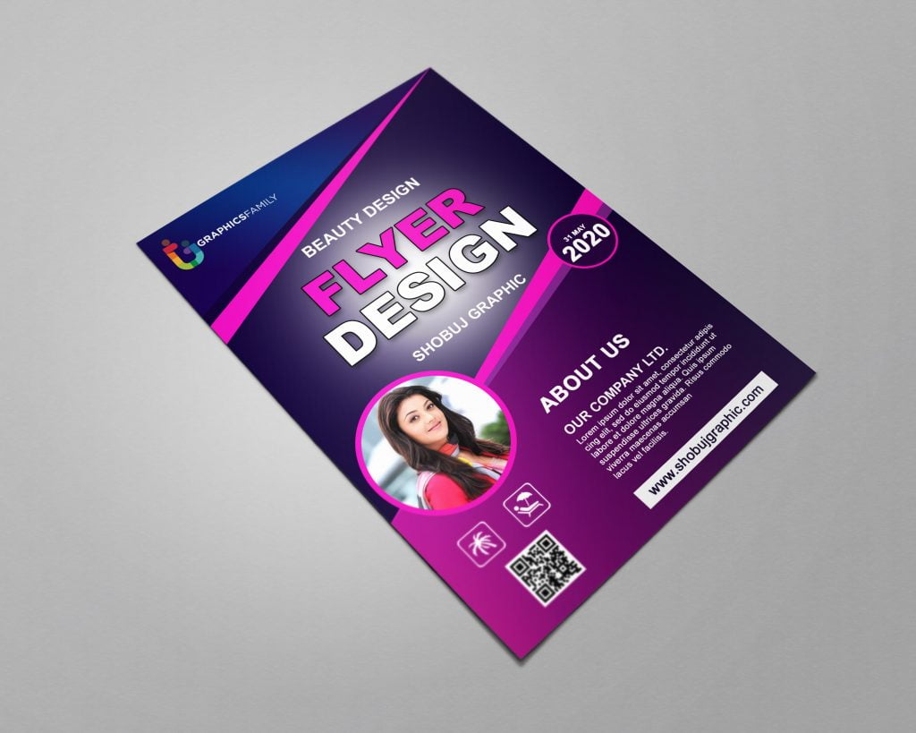 Creative Beauty Flyer Design PSD Download – GraphicsFamily