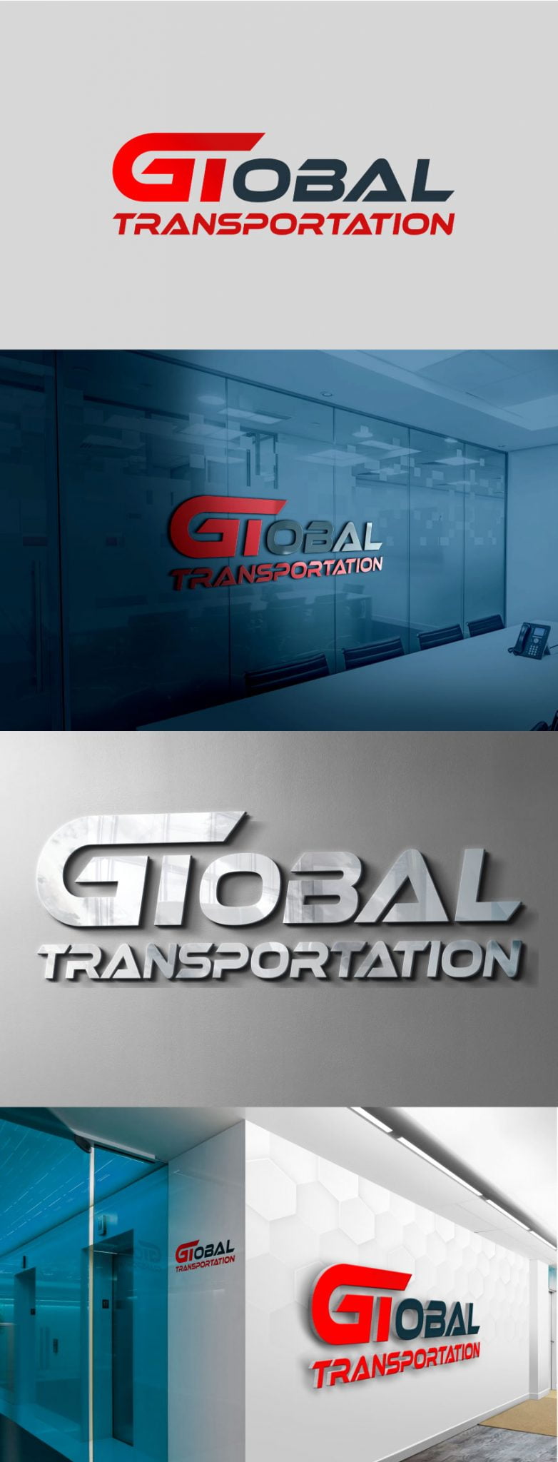 Modern Transportation Logo Design Free psd – GraphicsFamily