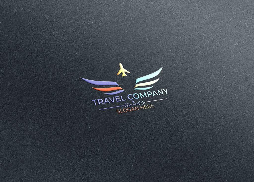 Luxury Travel Logo Design Free Template – GraphicsFamily
