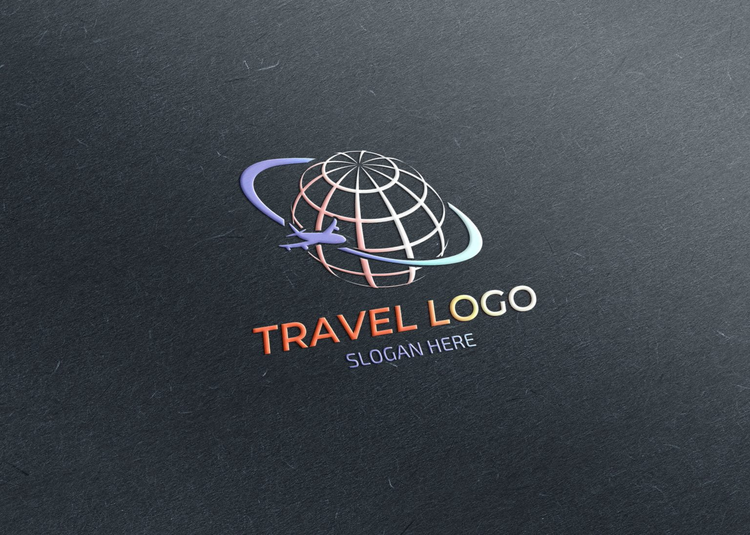 Modern Travel Logo Design Free Template – GraphicsFamily