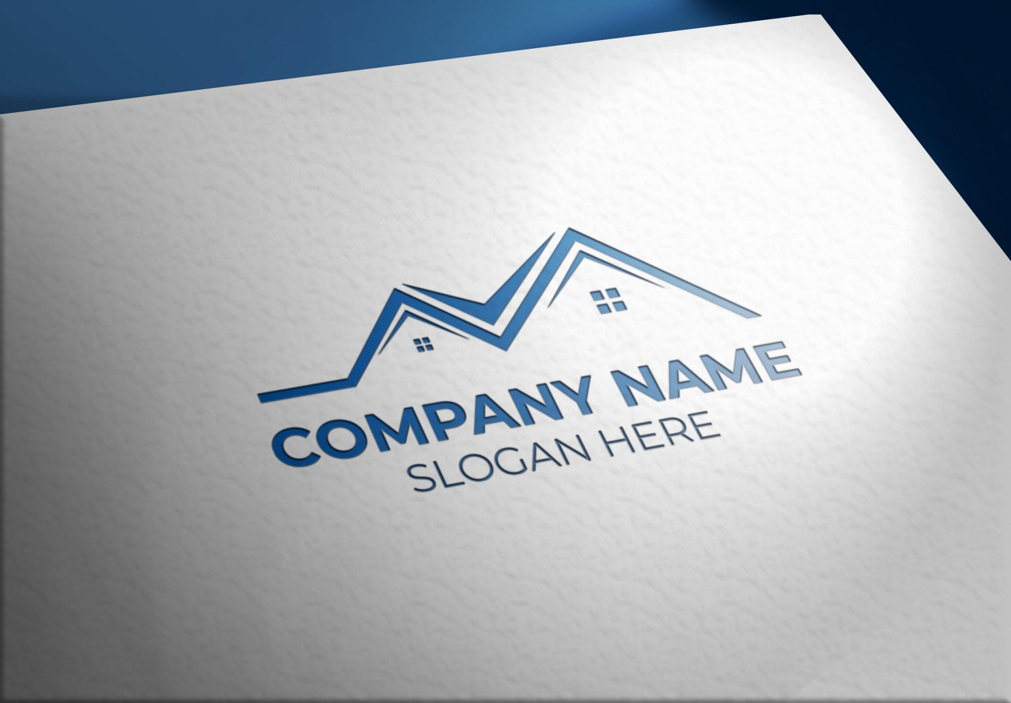 Realistic Paper Logo Mockup – GraphicsFamily