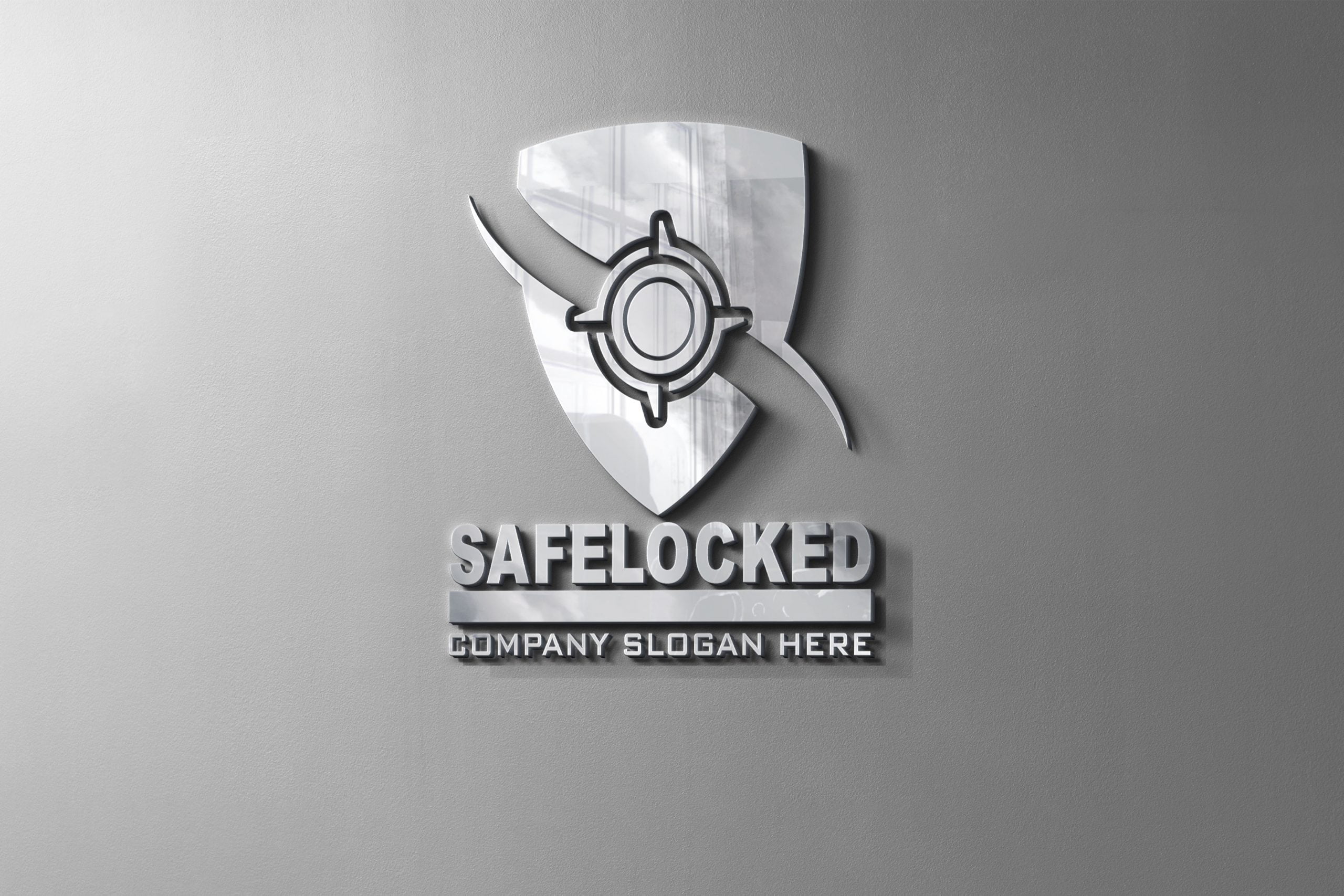 Free Security Logo Design PSD Template GraphicsFamily