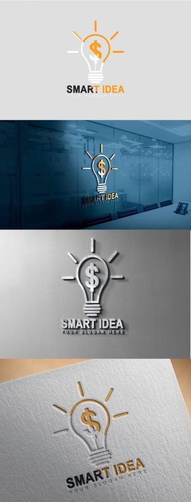 Smart Idea Logo Design Free PSD Template – GraphicsFamily