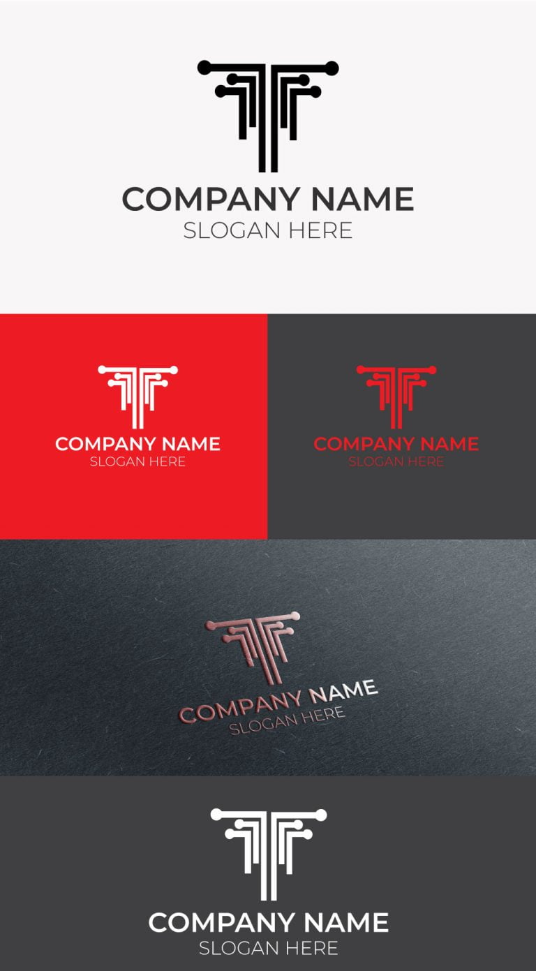Creative Technology Logo Design Free Template – GraphicsFamily