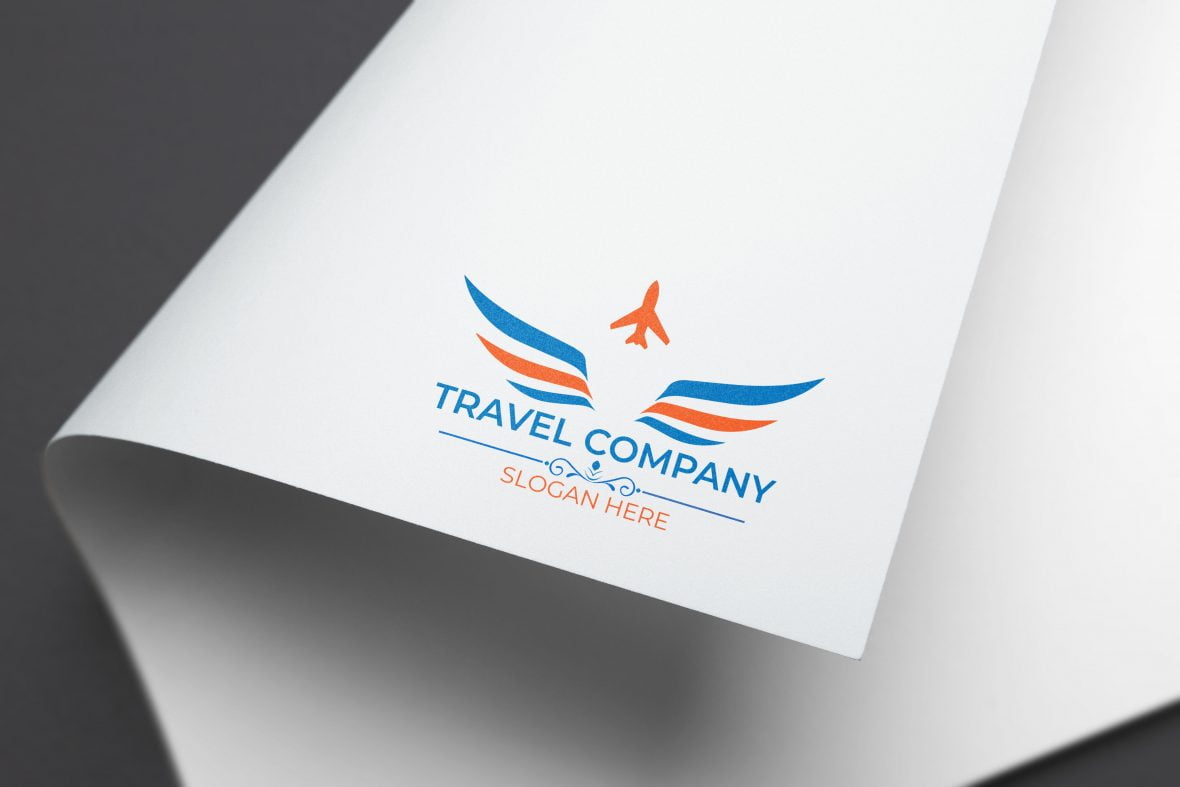 Luxury Travel Logo Design Free Template – GraphicsFamily