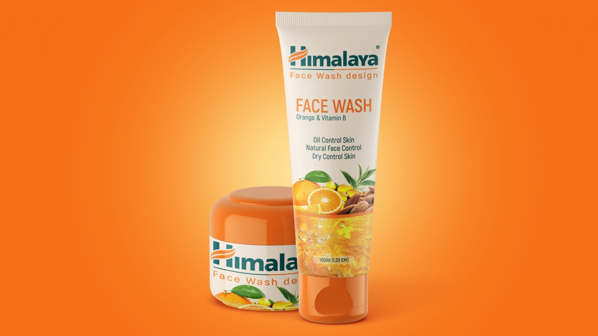 Face Wash Product Packaging Design Free Template – GraphicsFamily