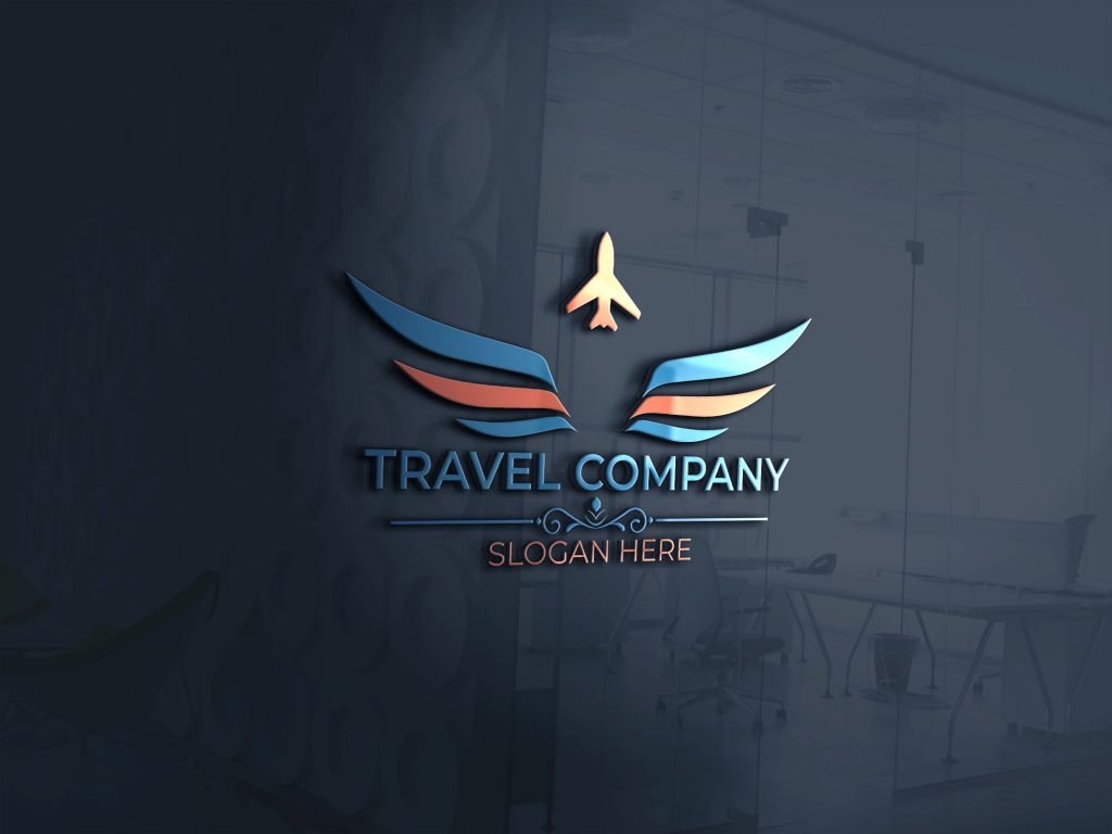 Luxury Travel Logo Design Free Template – GraphicsFamily