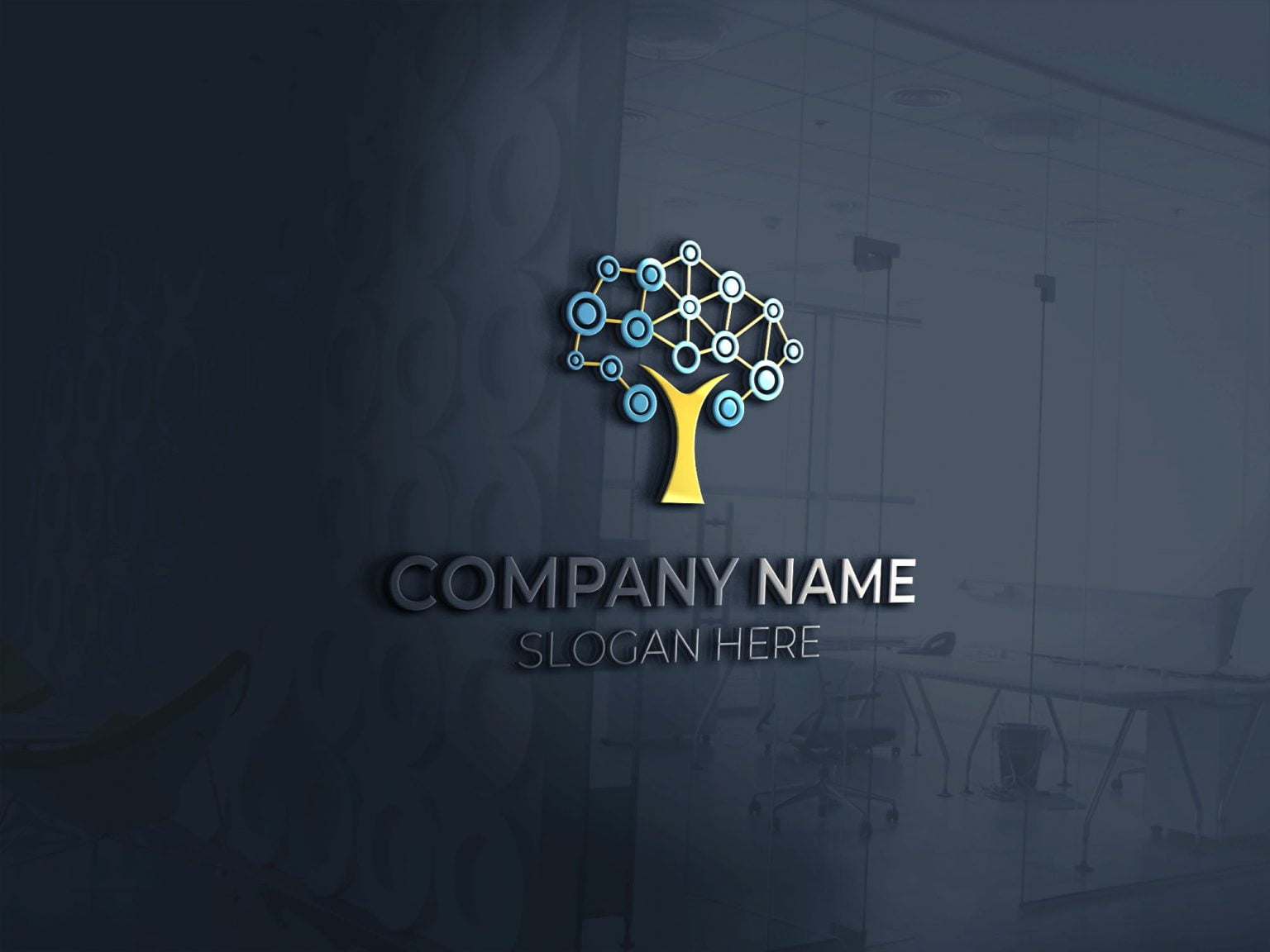 Tech Tree Logo Design For Tech company Free Ai – GraphicsFamily