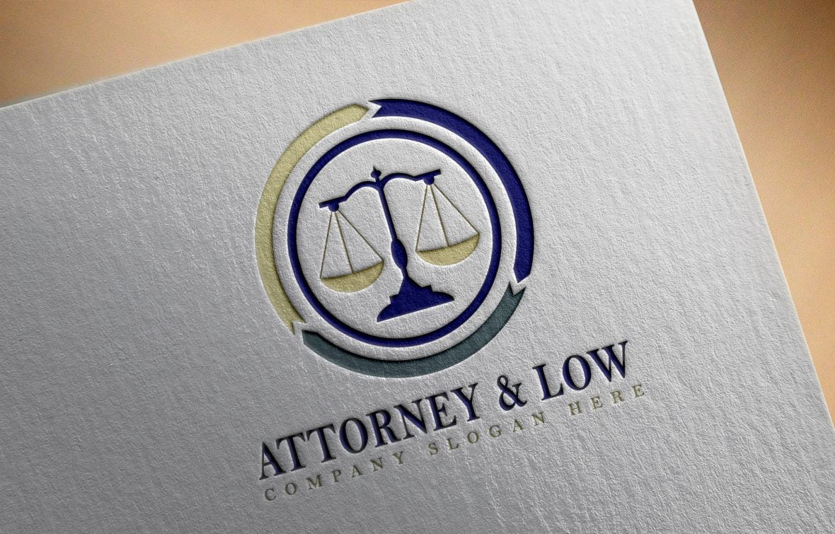 Free Photoshop Attorney & Law Logo Design Template – GraphicsFamily