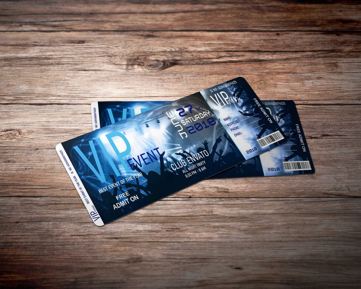Best Musical Event Ticket Design Free Template GraphicsFamily
