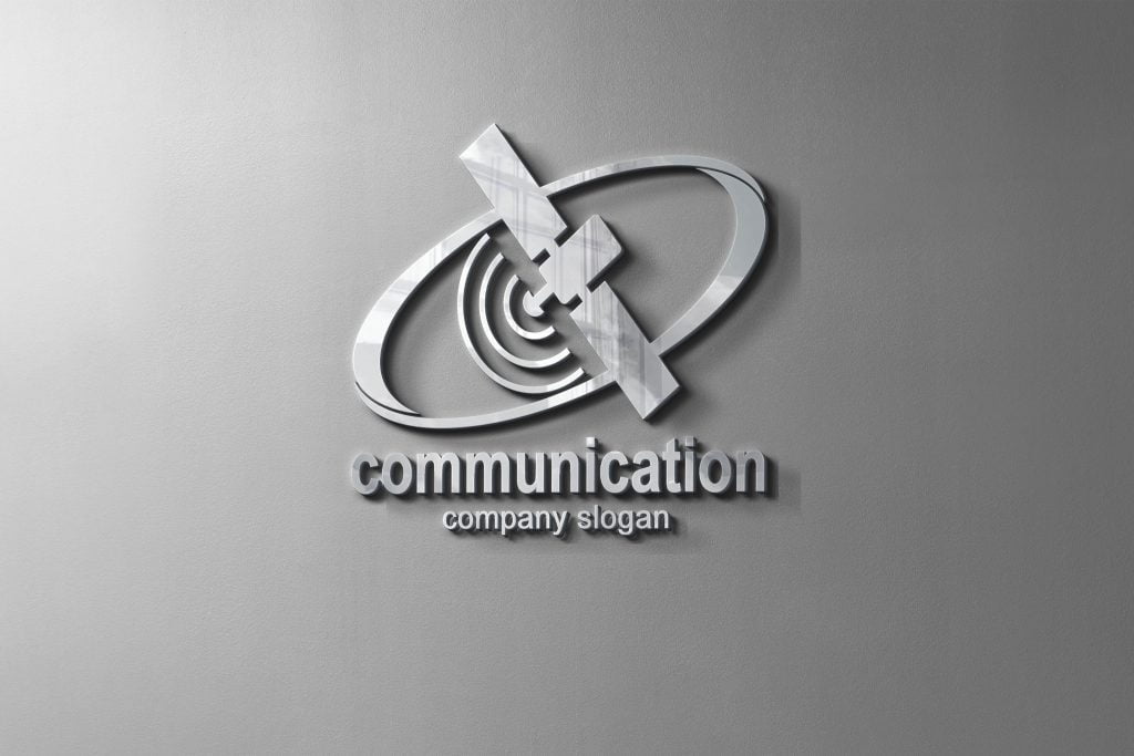 Free Photoshop Communication Company Logo – GraphicsFamily