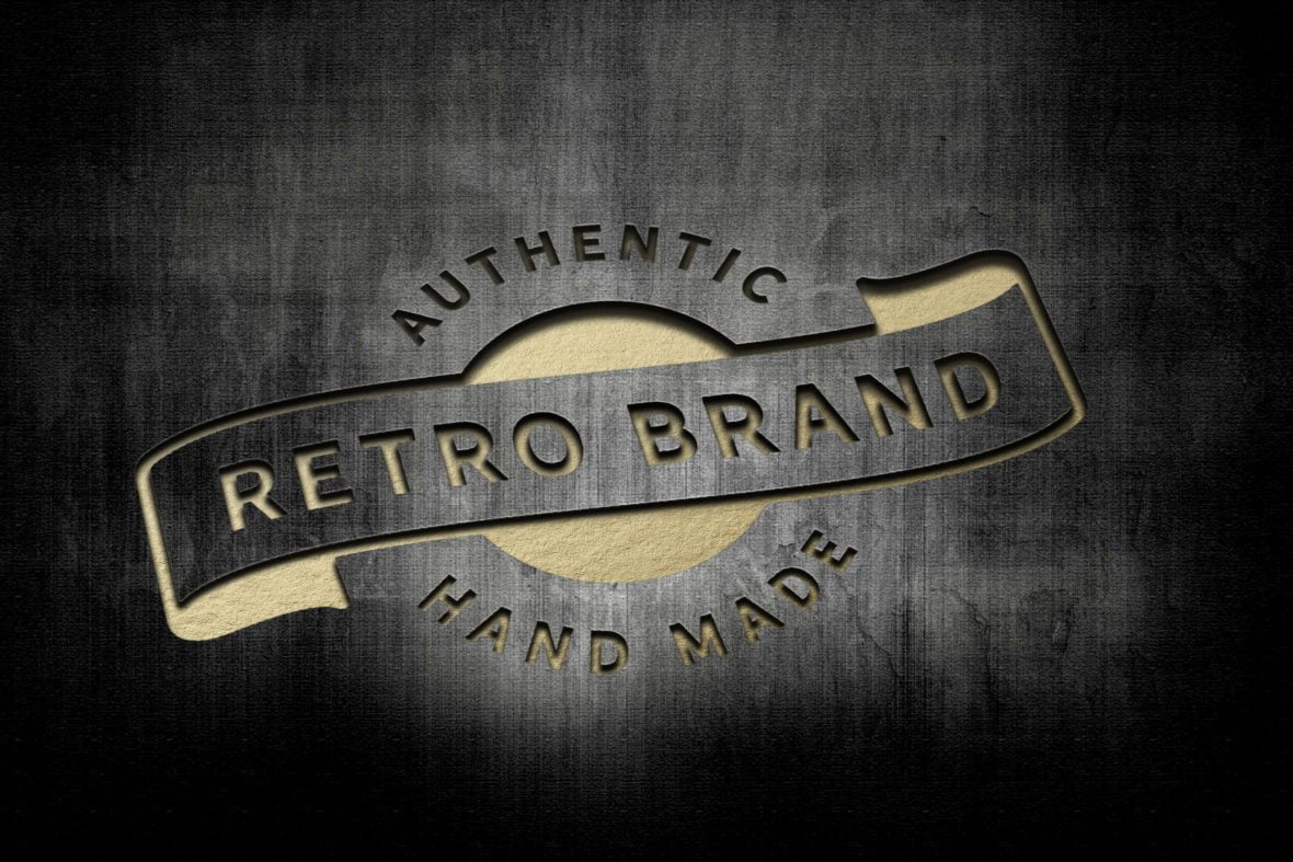 Free Laser Cut Logo Mockup – GraphicsFamily