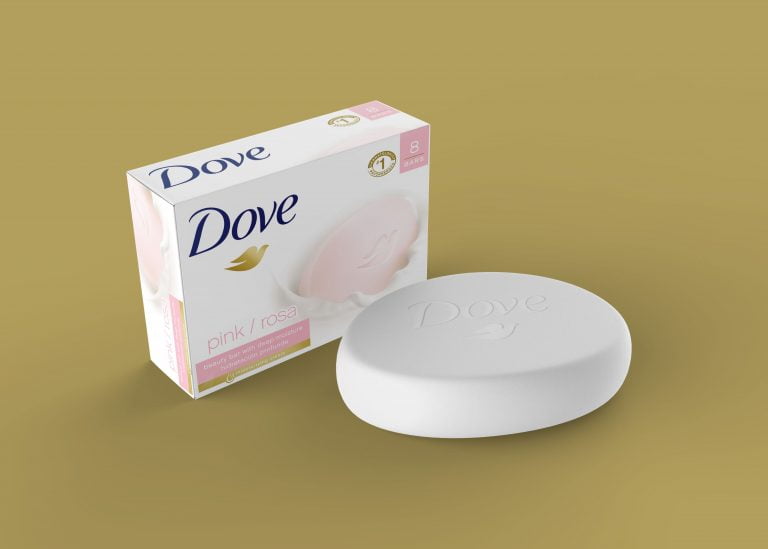 Dove Soap Branding Mockup – GraphicsFamily